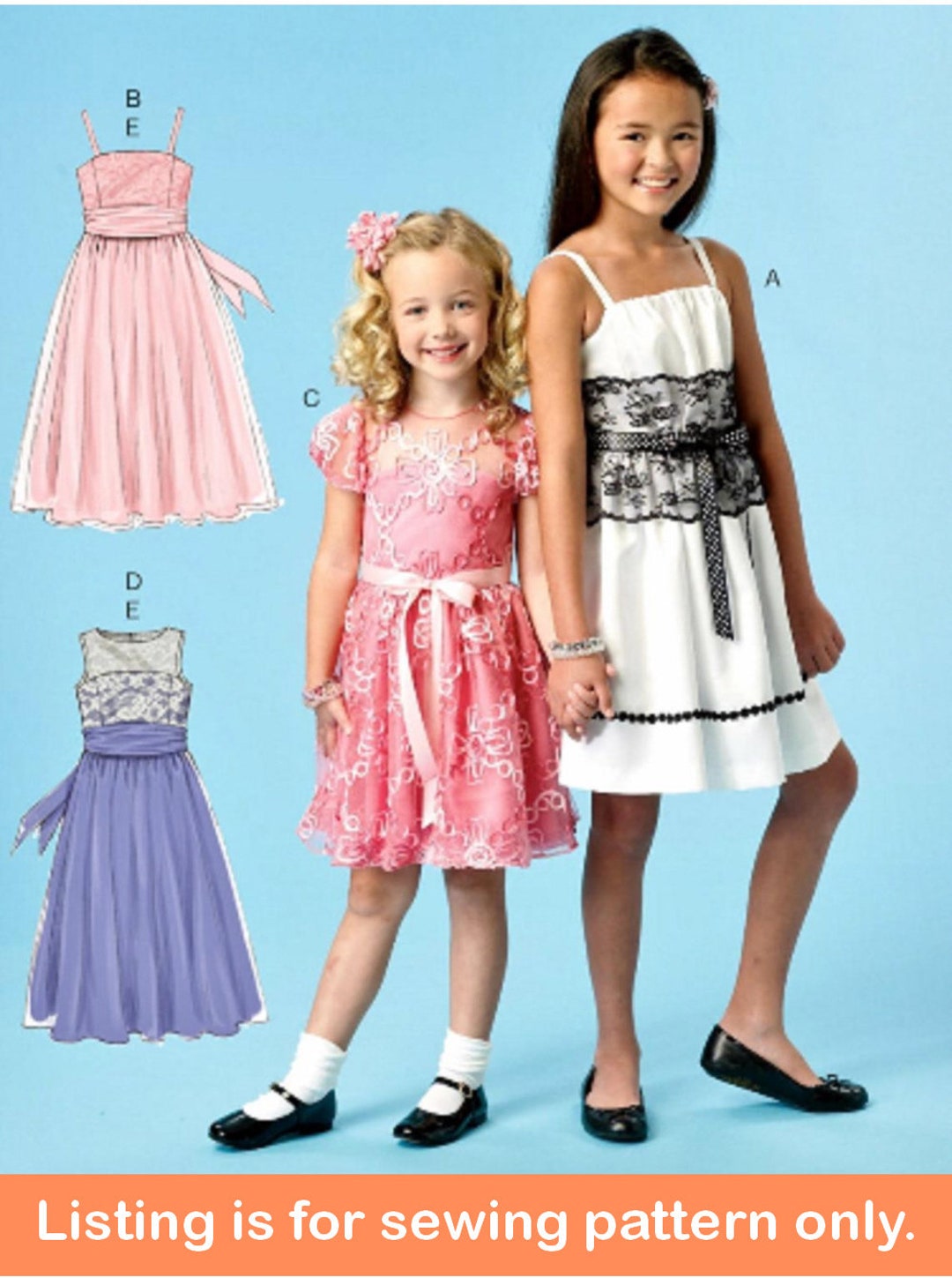 Sale!!! DRESS SEWING PATTERN | Sew Girls Clothes Clothing | Party ...