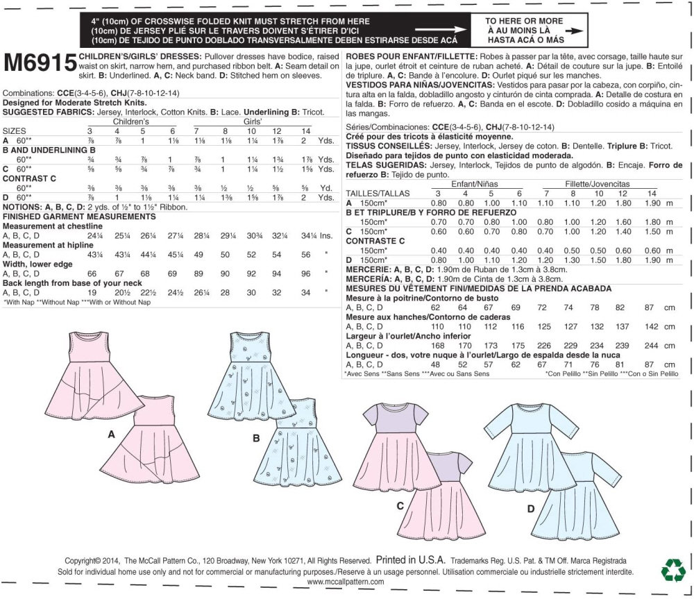 DRESS SEWING PATTERN | Make Girls Clothes | Kids Clothing Spring Summer ...
