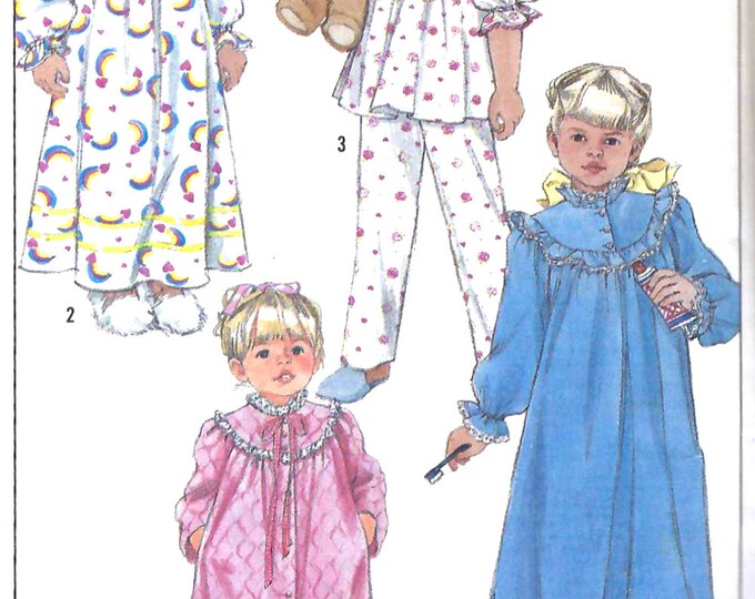 SLEEPWEAR SEWING PATTERN | Sew Girls Clothes Clothing | Nightgown ...