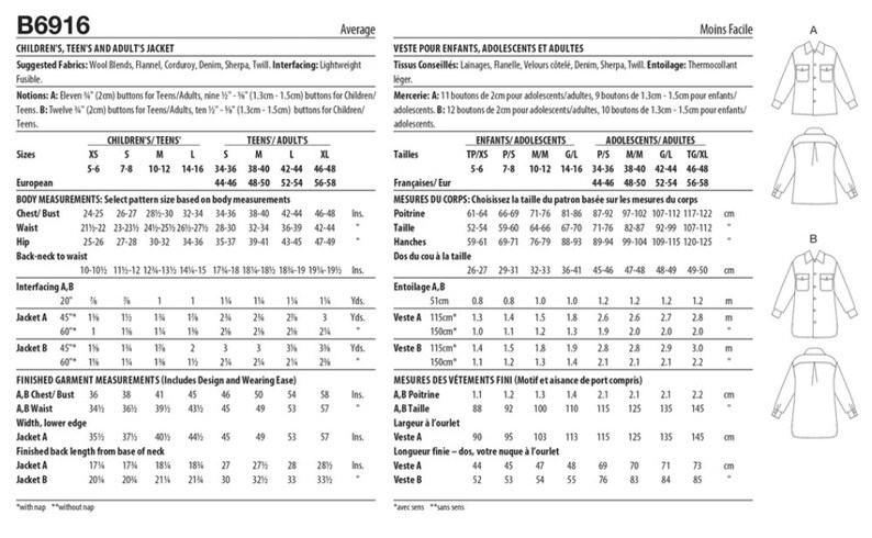 SHACKET SEWING PATTERN Sew Matching Mens Women Boys Girls - Etsy