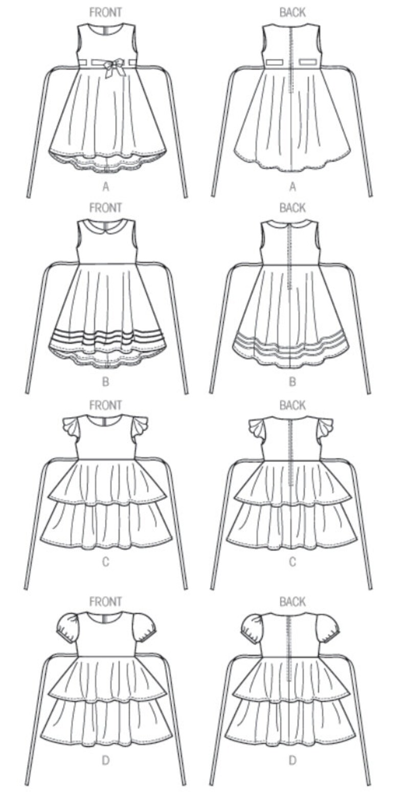 DRESS SEWING PATTERN Make Girls Clothes Kids Clothing for | Etsy