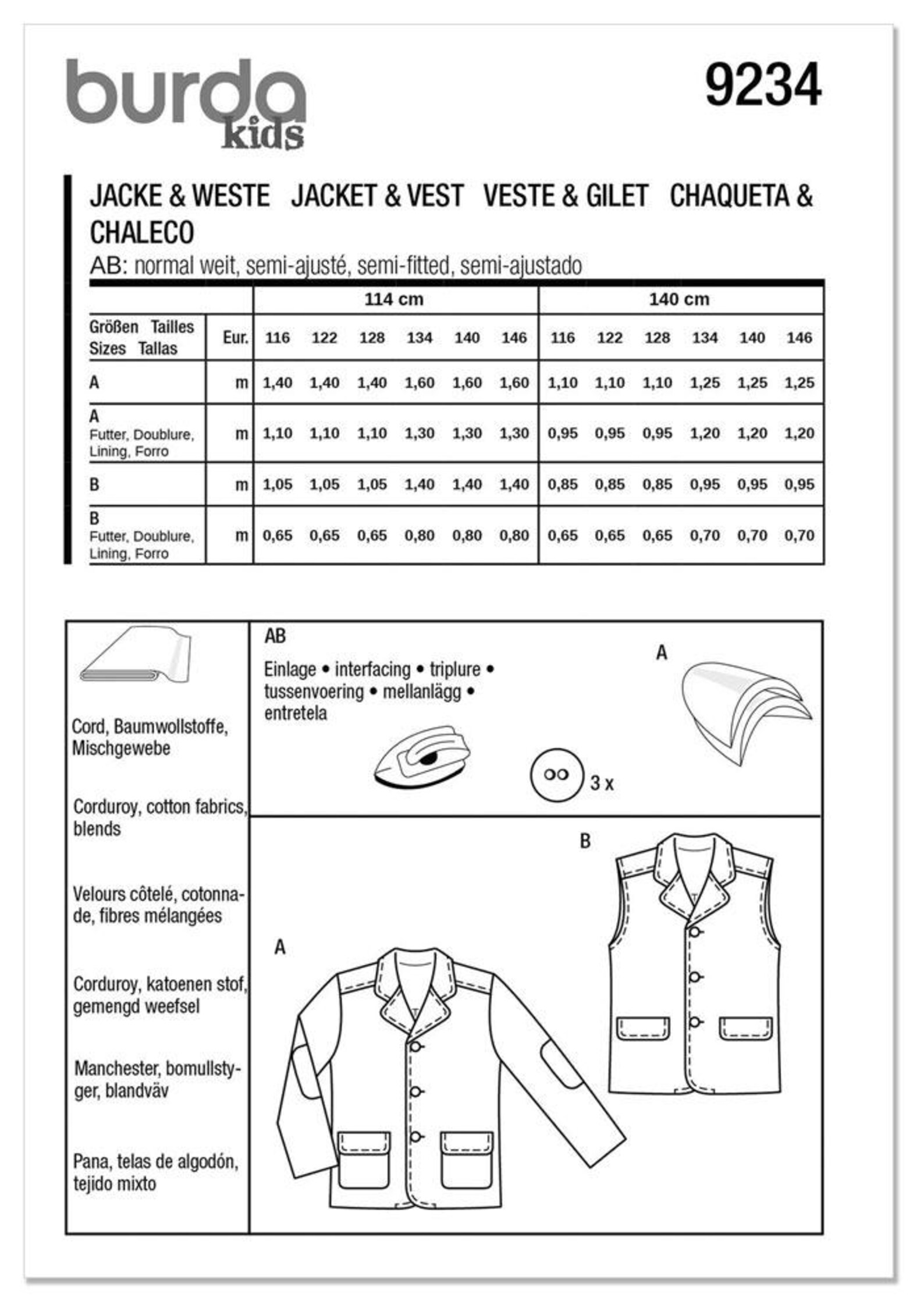 BOYS SEWING PATTERN | Sew Fall Clothes Clothing | Formal Suit Jacket ...