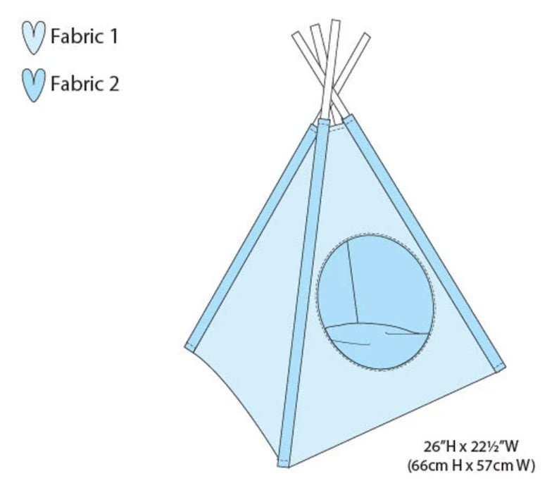 PET TENT Sewing PATTERN Sew Bed for Cats Dogs Teepee for - Etsy