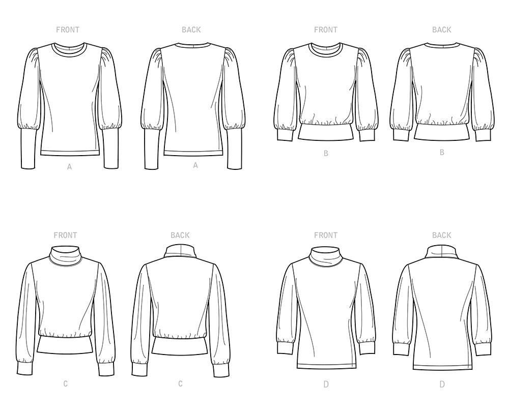 SWEATER TOP Sewing PATTERN | Sew Women Clothes Clothing | Winter Fall ...