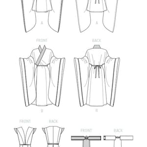 COSTUME SEWING PATTERN | Sew Womens Halloween Outfit | Japan Kimono ...
