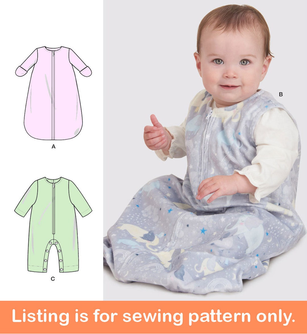 WINTER SEWING PATTERN | Sew Baby Clothes Infant Clothing | Bunting ...