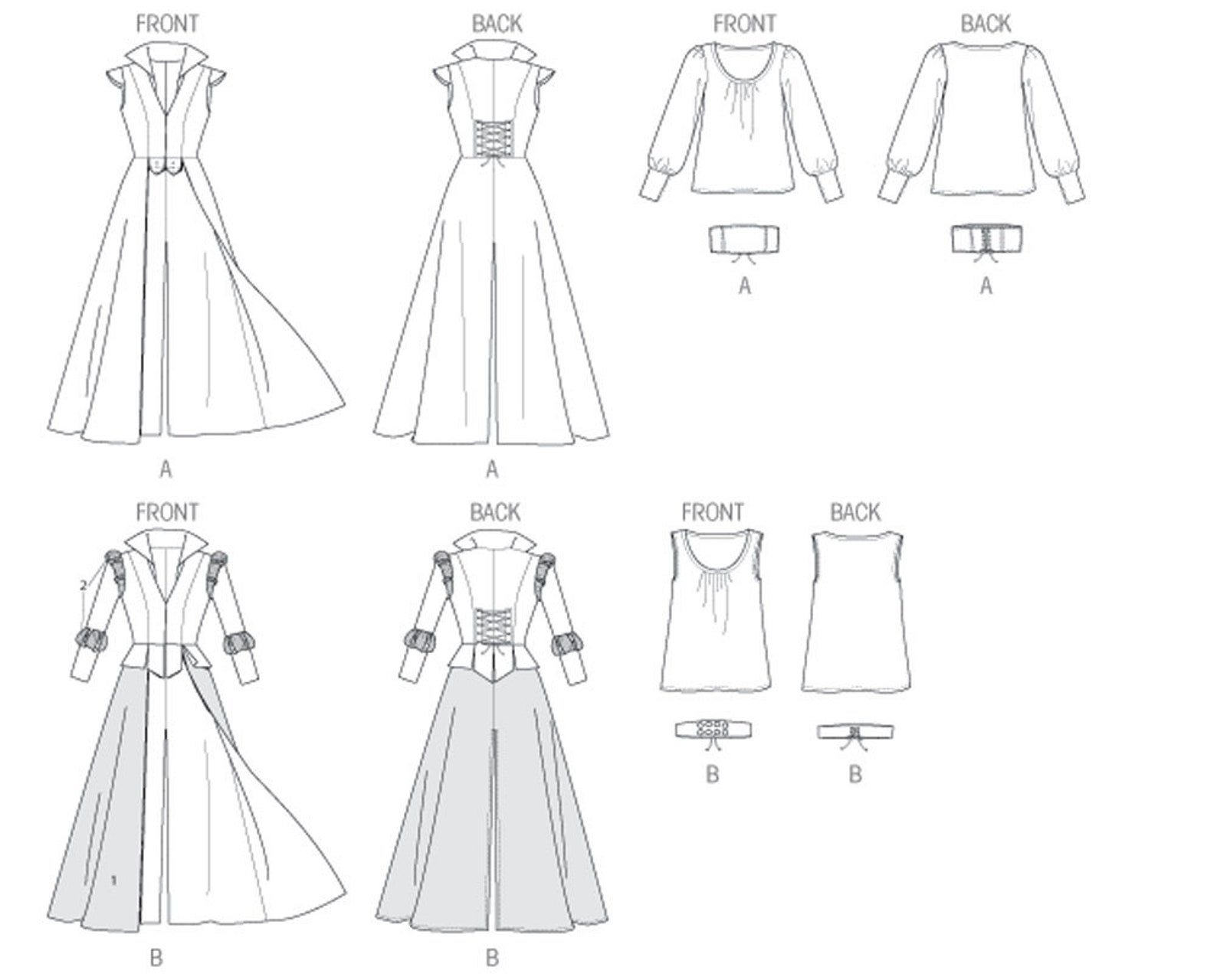 COSTUME SEWING PATTERN | Sew Women Halloween Outfit Coat Jacket Urban ...