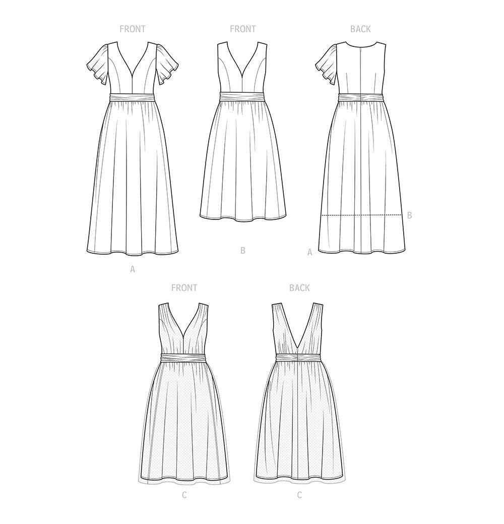 DRESS SEWING PATTERN | Sew Women Clothes Clothing | Party Formal ...