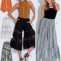 Simplicity Pattern # 9820 Misses Pants and Hip Hugger Bell Bottoms - Etsy