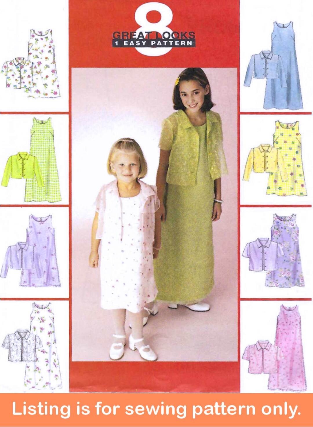 DRESS SEWING PATTERN | Sew Girls Clothes Clothing | Party Formal ...