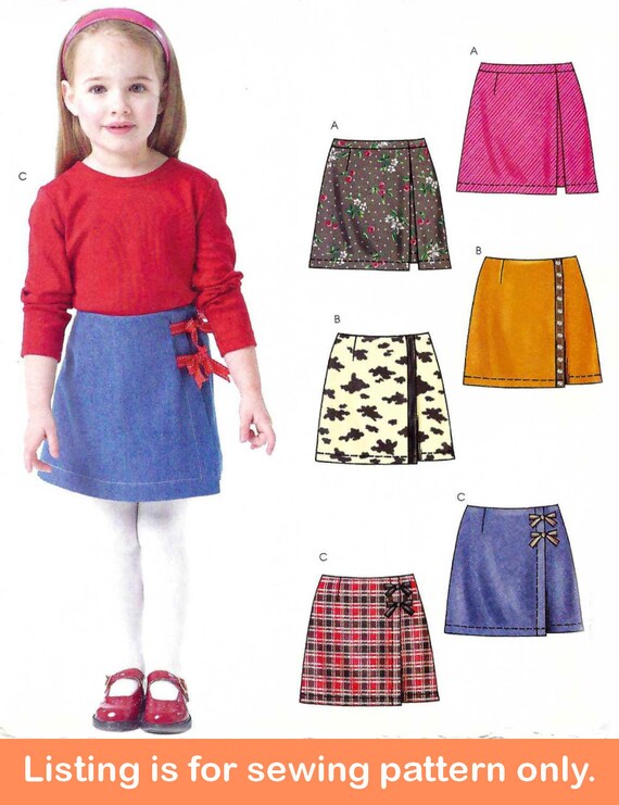 SKORT SEWING PATTERN Sew Girls Clothes Clothing Vintage | Etsy