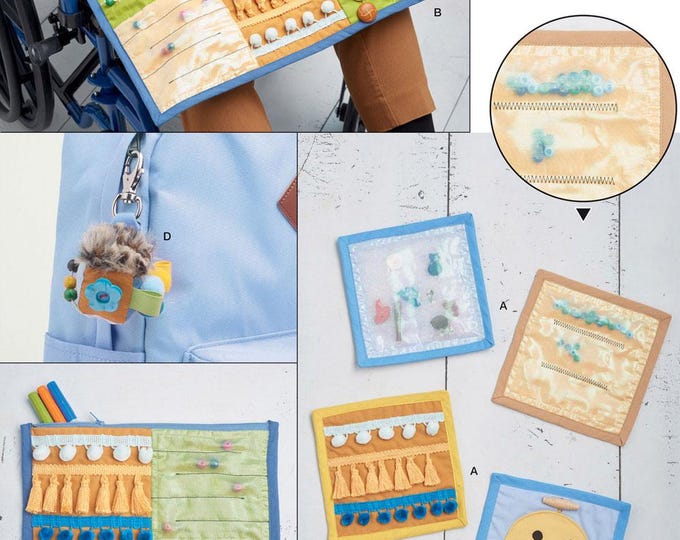 FIDGET TOYS Sewing PATTERN | Sew Fiddle Quilt Blanket | Sensory Idea ...