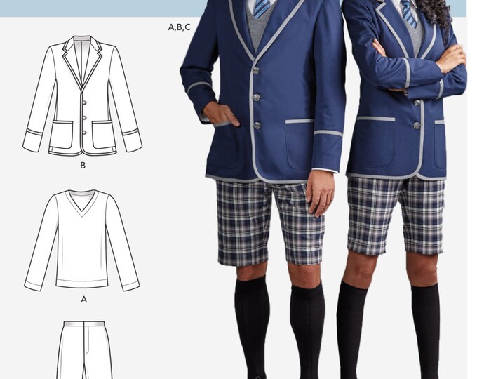 COSTUME SEWING PATTERN | Sew Teen Men Women Umbrella Academy Halloween ...