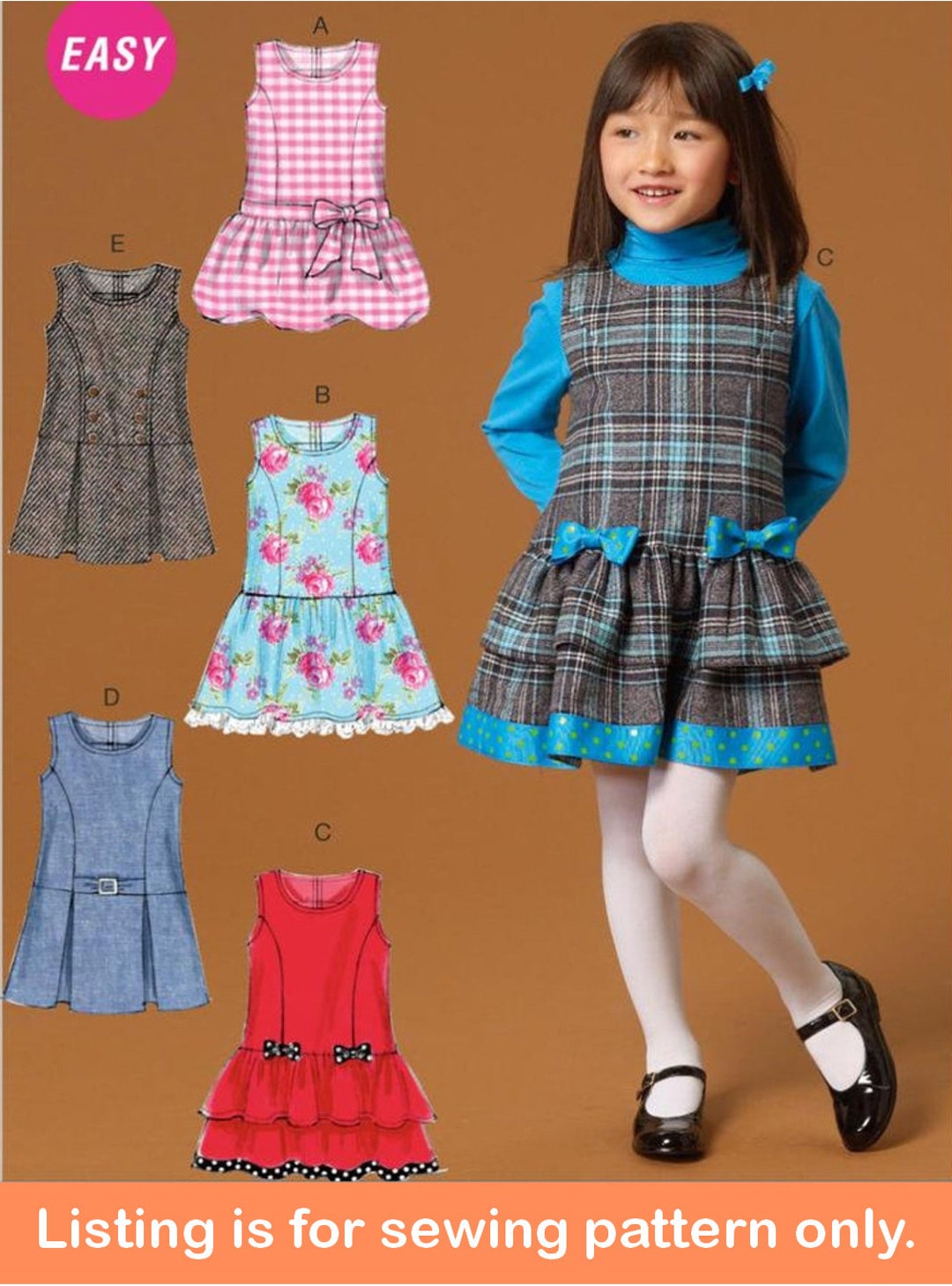 GIRLS SEWING PATTERN | Make Kids Clothes | Clothing Pleated Ruffle ...