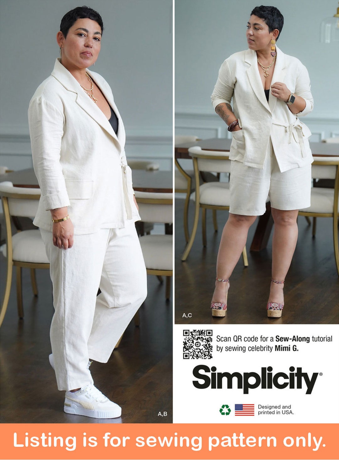 SUIT SEWING PATTERN | Sew Women Clothes Clothing | Suit Jacket Coat ...
