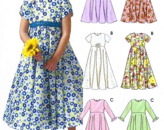 DRESS SEWING PATTERN | Sew Girl Clothes Clothing | Party Easter Flower ...