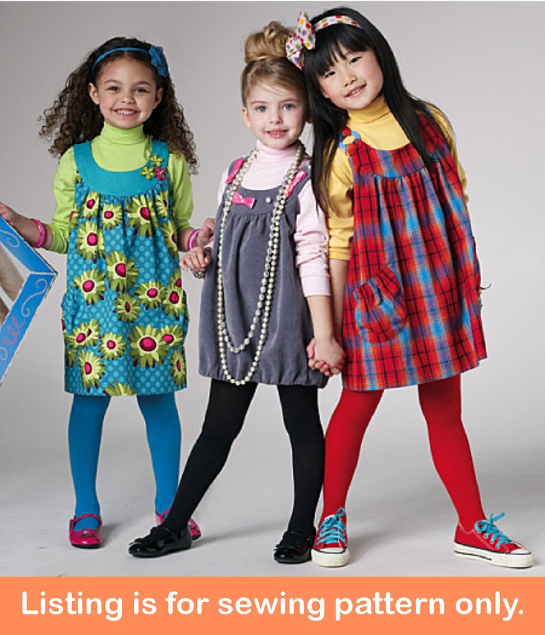 JUMPER SEWING PATTERN Make Girls Clothes Fall Autumn Kids | Etsy