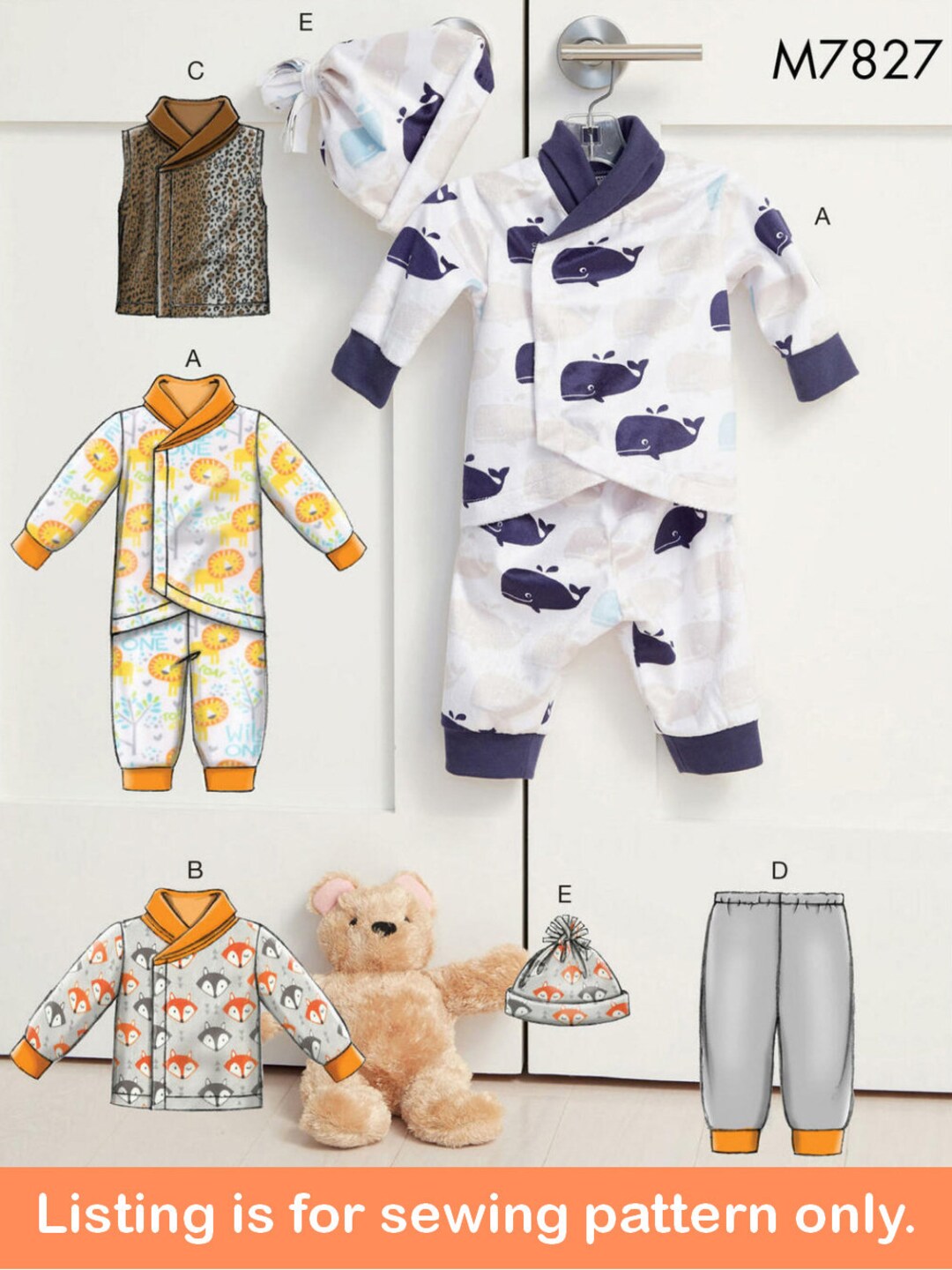 BABY SEWING PATTERN | Make Boys Girls Clothes Infant Clothing | Bunting ...