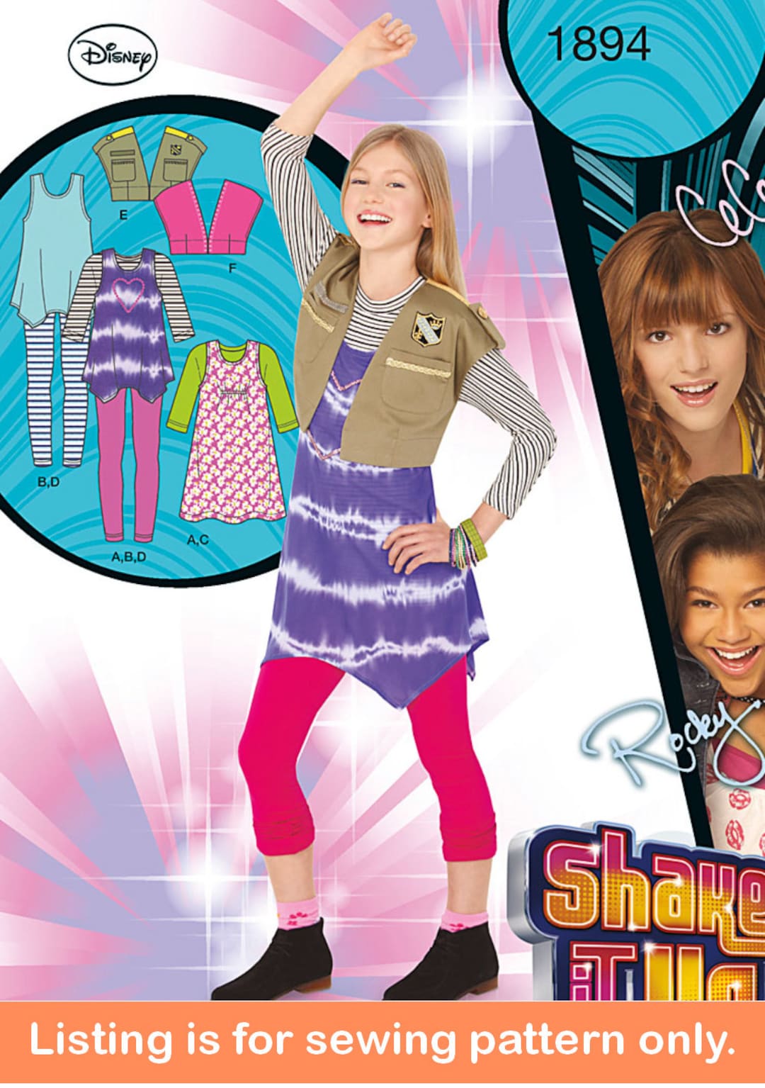 GIRLS SEWING PATTERN | Sew Teen Tween Clothes Clothing | Dress Vest ...