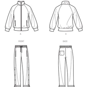 SWEATSUIT SEWING PATTERN | Sew Boys Girls Clothes Clothing | Sweatpants ...