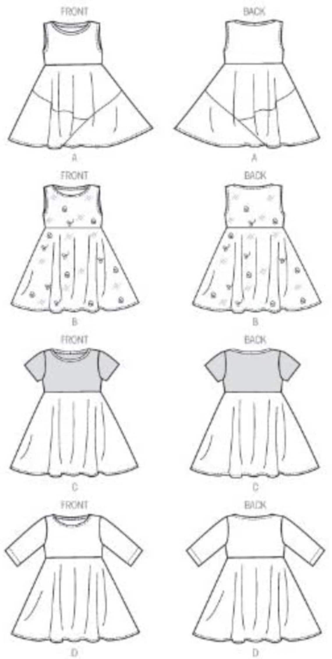 DRESS SEWING PATTERN | Make Girls Clothes | Kids Clothing Spring Summer ...