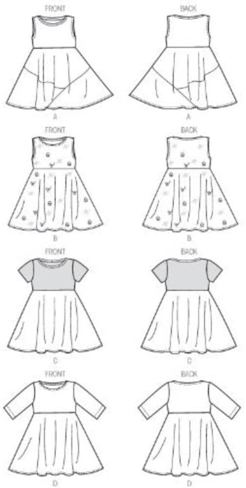 DRESS SEWING PATTERN | Make Girls Clothes | Kids Clothing Spring Summer ...