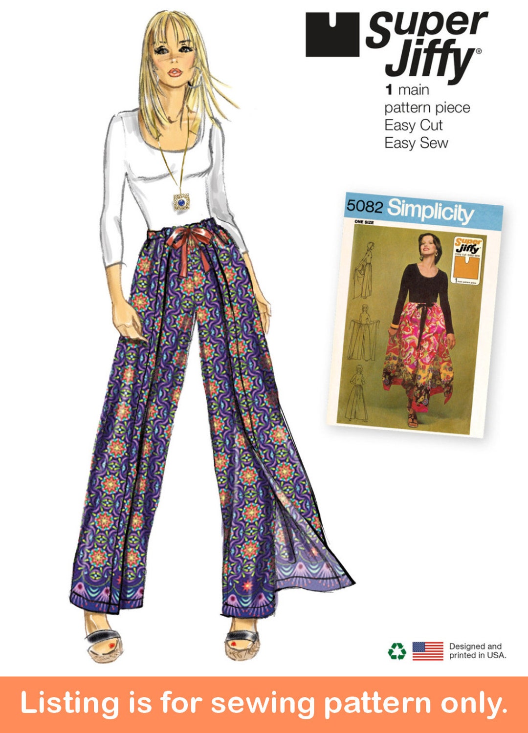 PANTSKIRT SEWING PATTERN | Sew Women Clothes Clothing | Pants Skirt ...