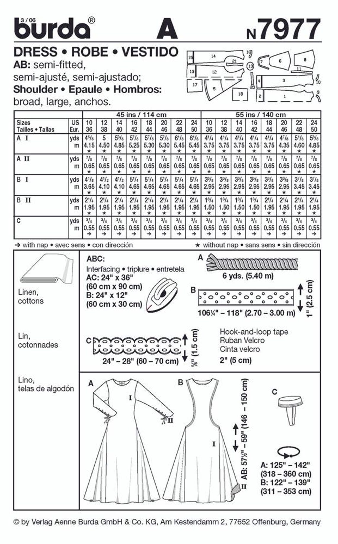 COSTUME SEWING PATTERN | Sew Women Halloween Carnival Dress | Medieval ...