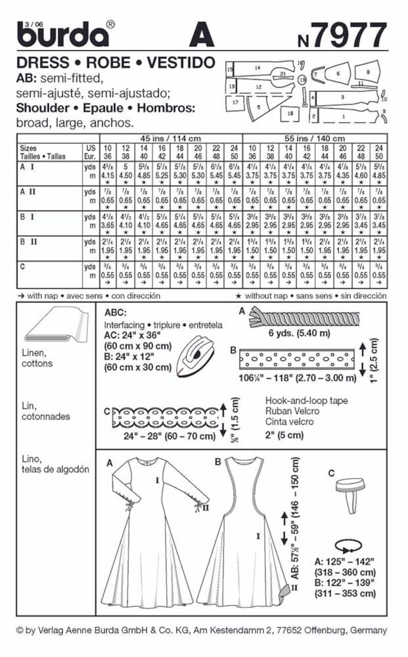 COSTUME SEWING PATTERN | Sew Women Halloween Carnival Dress | Medieval ...