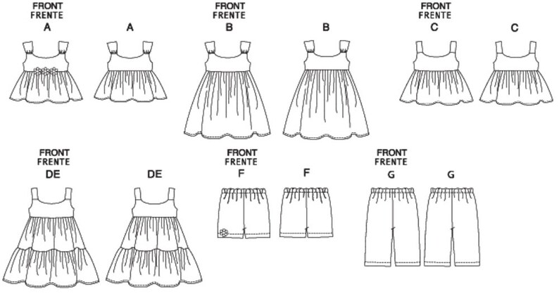 GIRLS SEWING PATTERN make Summer Clothes Kids Clothing - Etsy