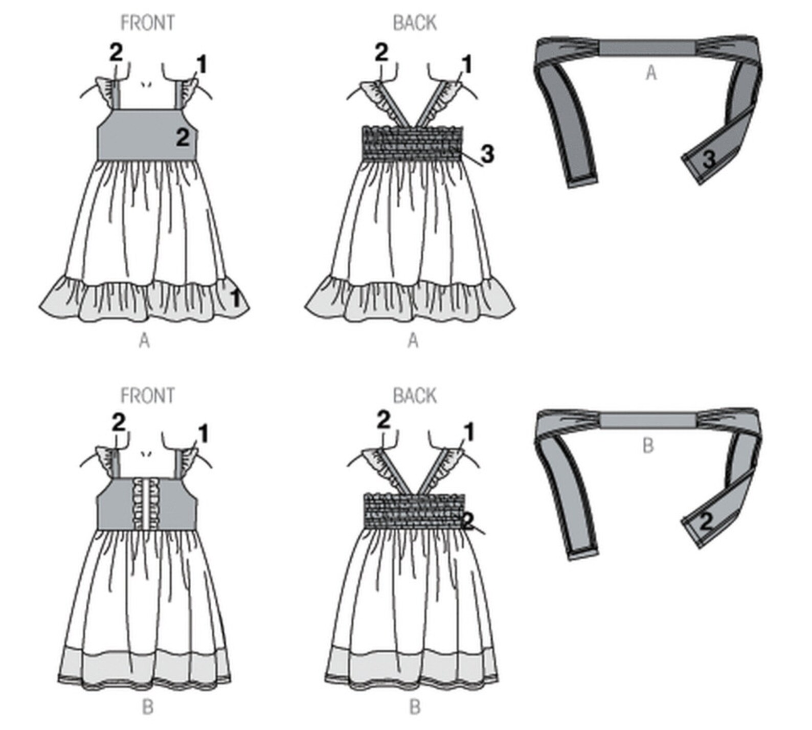 SUNDRESS SEWING PATTERN Make Girls Clothes Kids Clothing - Etsy
