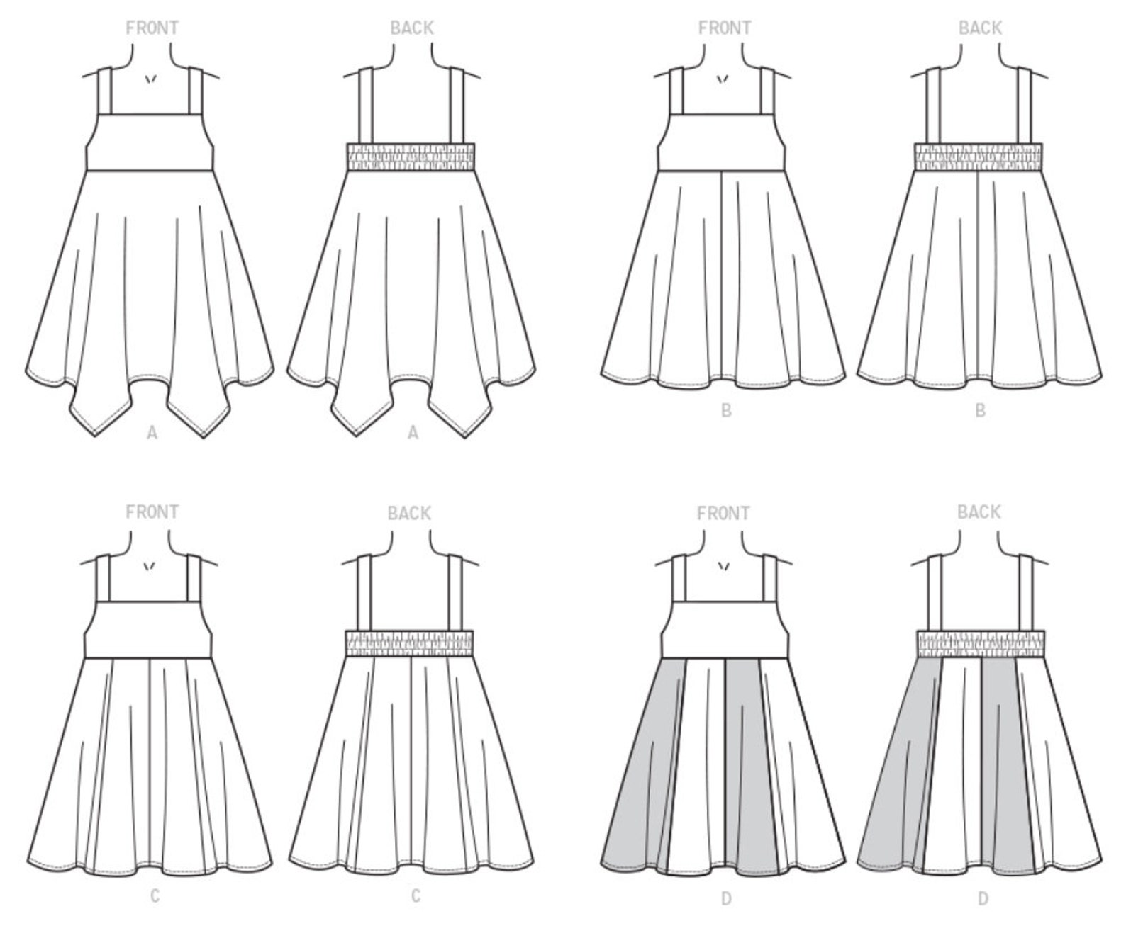 Easy SUNDRESS SEWING PATTERN Make Simple Girls Clothes - Etsy