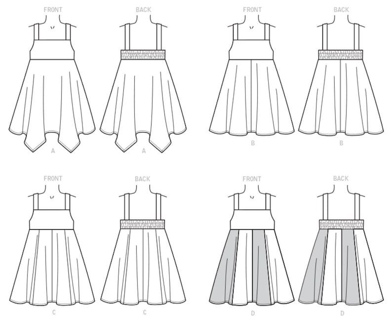 Easy SUNDRESS SEWING PATTERN Make Simple Girls Clothes - Etsy