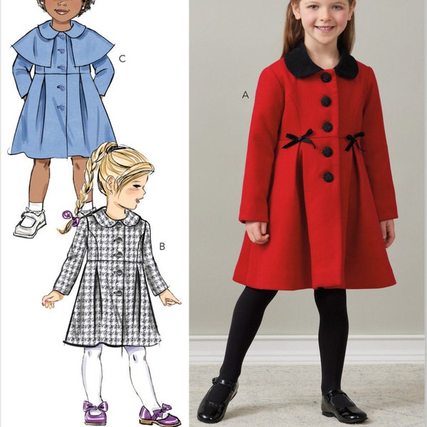 Girls Coat Pattern - Etsy