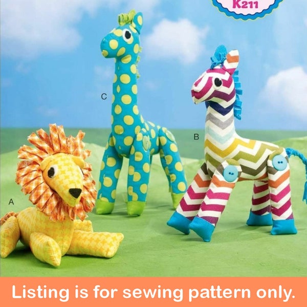 Stuffed Animal Pattern Sewing - Etsy