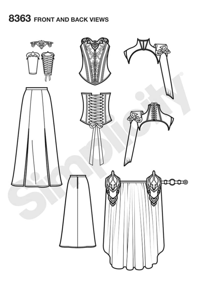 COSTUME SEWING PATTERN | Sew Women Halloween Outfit | Fantasy Ranger ...