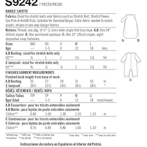 WINTER SEWING PATTERN | Sew Baby Clothes Infant Clothing | Bunting ...
