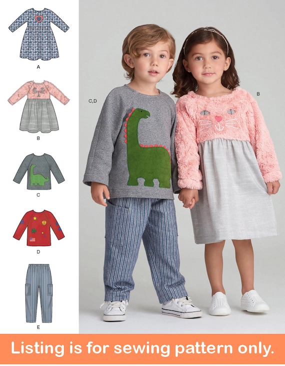 KIDS SEWING PATTERN Make Boys Girls Clothes Clothing | Etsy