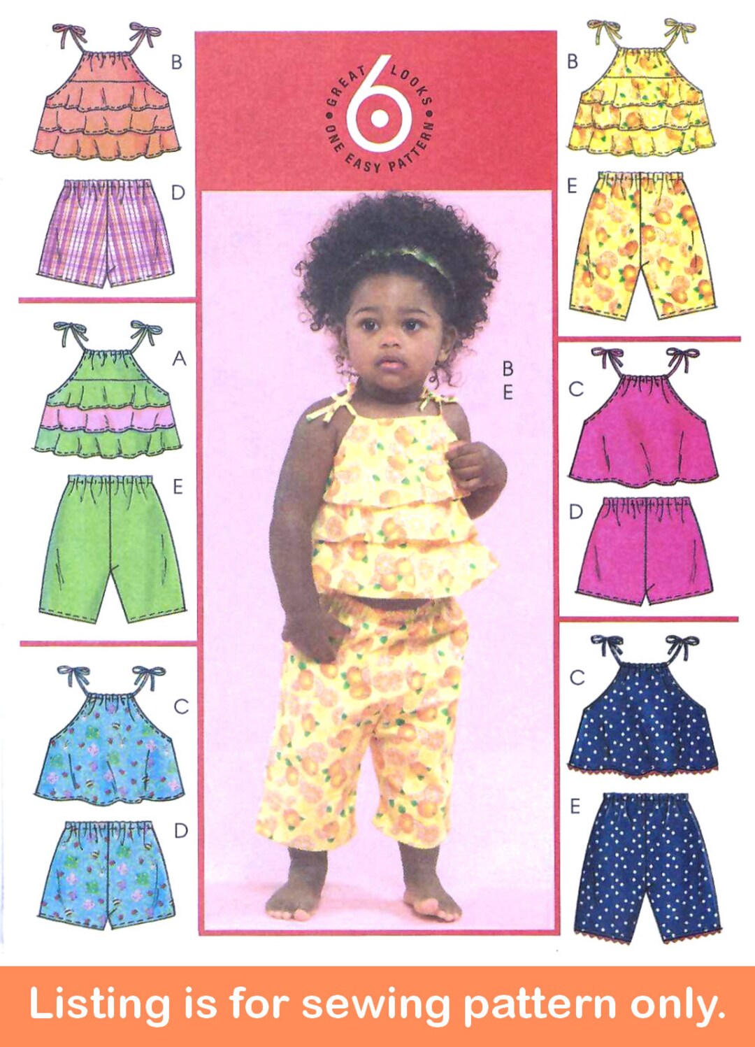 Sale!! GIRLS SEWING PATTERN | Sew Baby Clothes Infant Clothing | Tank ...