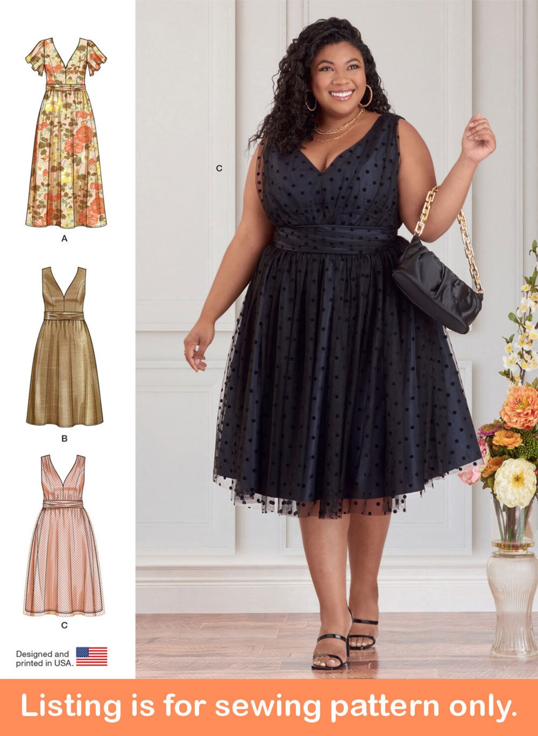 DRESS SEWING PATTERN | Sew Women Clothes Clothing | Party Formal ...