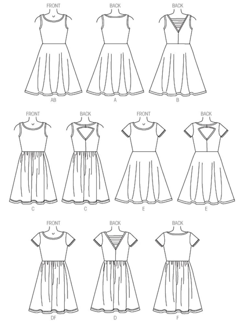 DRESS SEWING PATTERN | Sew Girls Clothes Clothing | Open-back Sundress ...