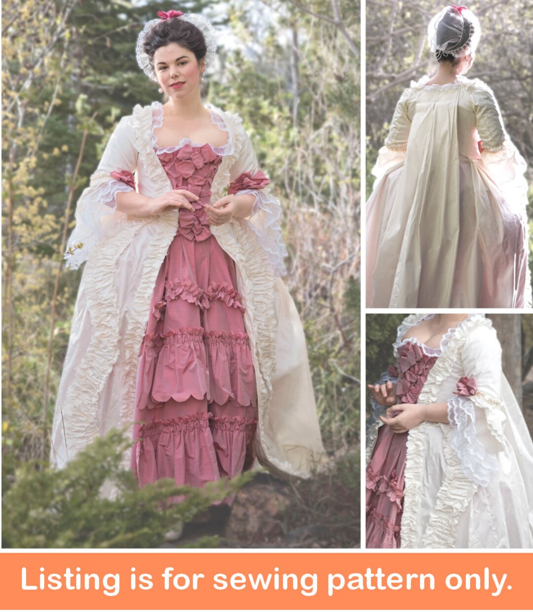 GEORGIAN SEWING PATTERN | Sew Womens Halloween Outfit | Baroque ...
