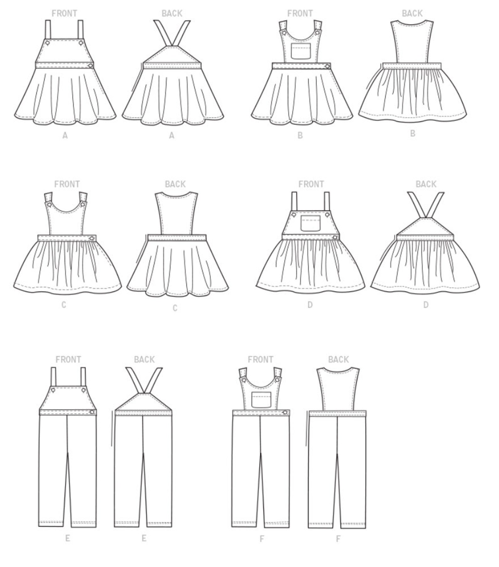 OVERALLS SEWING PATTERN | Make Girls Clothes | Kids Clothing School ...