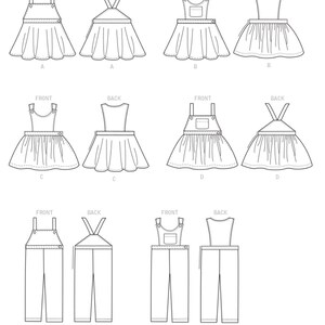 OVERALLS SEWING PATTERN | Make Girls Clothes | Kids Clothing School ...