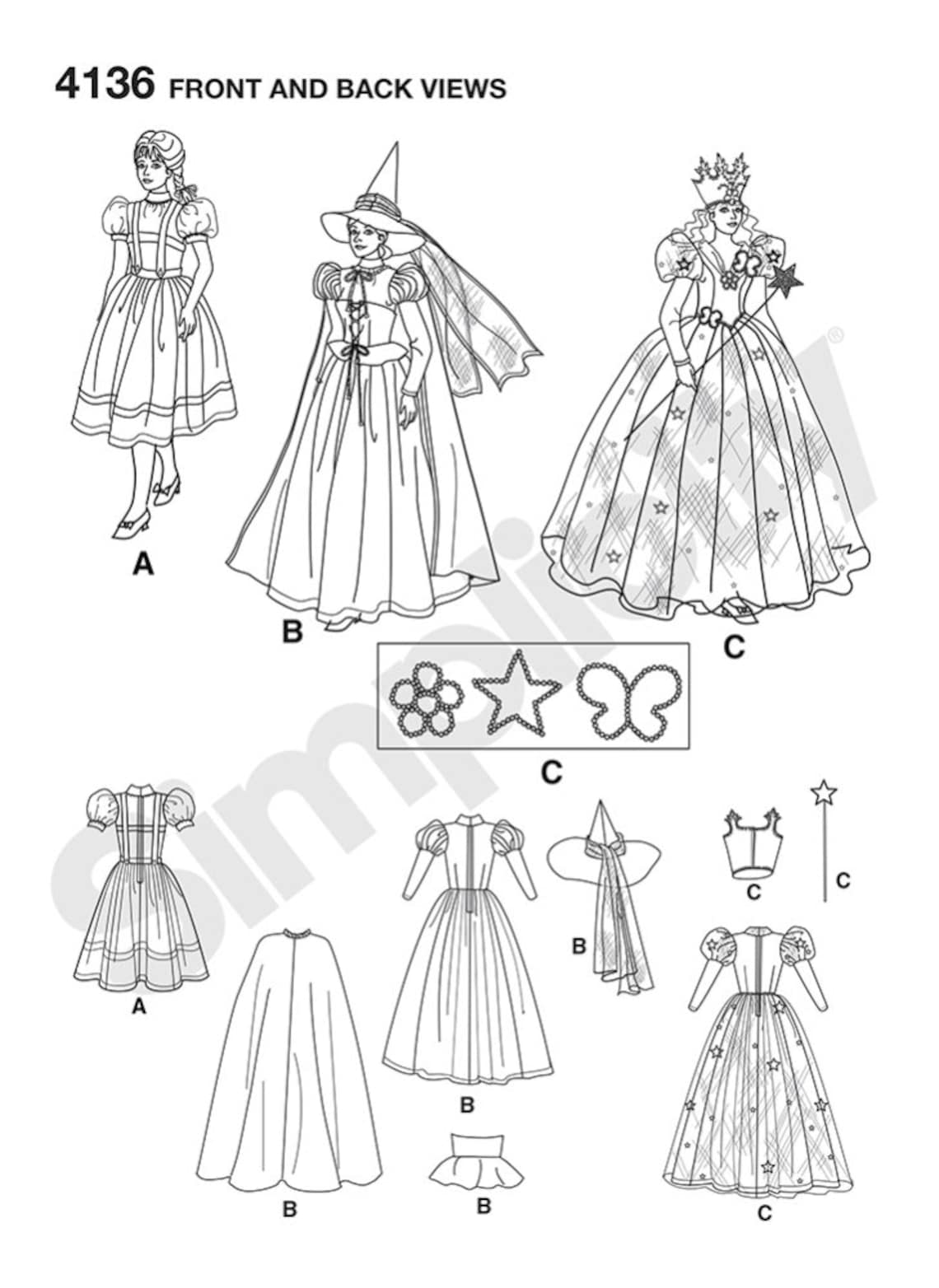 COSTUME SEWING PATTERN | Sew Women Halloween Outfit | Wizard of Oz ...