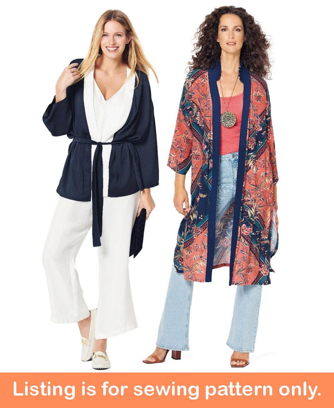 DUSTER SEWING PATTERN | Sew Womens Clothes Clothing | Cardigan Kimono ...
