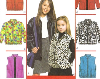 Girls Jacket Pattern - Etsy