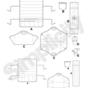 SEWING ACCESSORIES PATTERN | Sew Sewing Machine Mat Cover Bag Storage ...