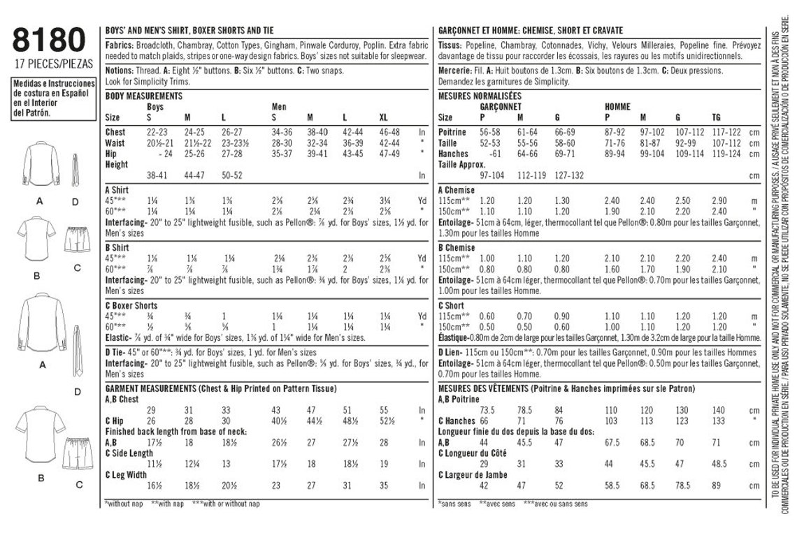 Father Son SEWING PATTERN Sew Men Boys Matching Clothes - Etsy