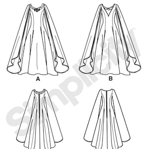 COSTUME SEWING PATTERN | Sew Women Halloween Outfit | Fantasy Elf Dress ...